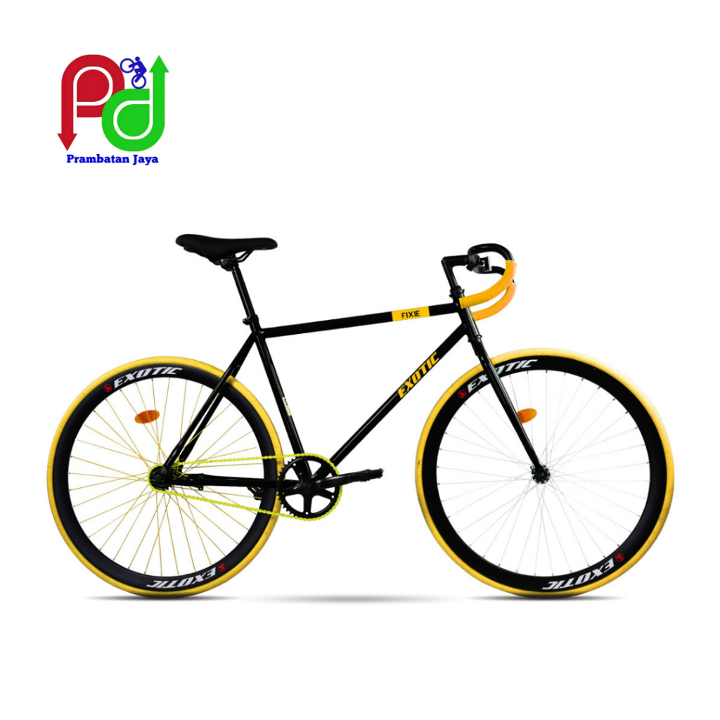 Sepeda Fixie Exotic 2708 GR - Toko Sepeda Prambatan Jaya